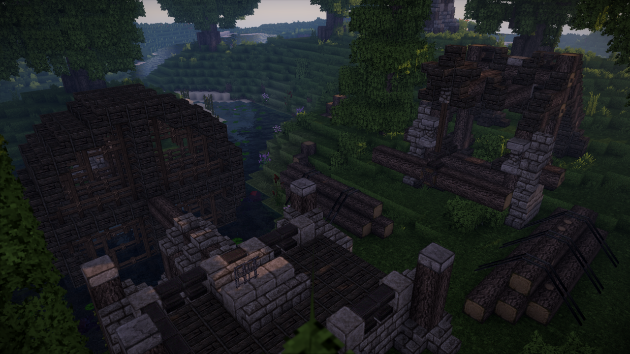 Medieval Series: Lumber/Saw Mill Minecraft Map