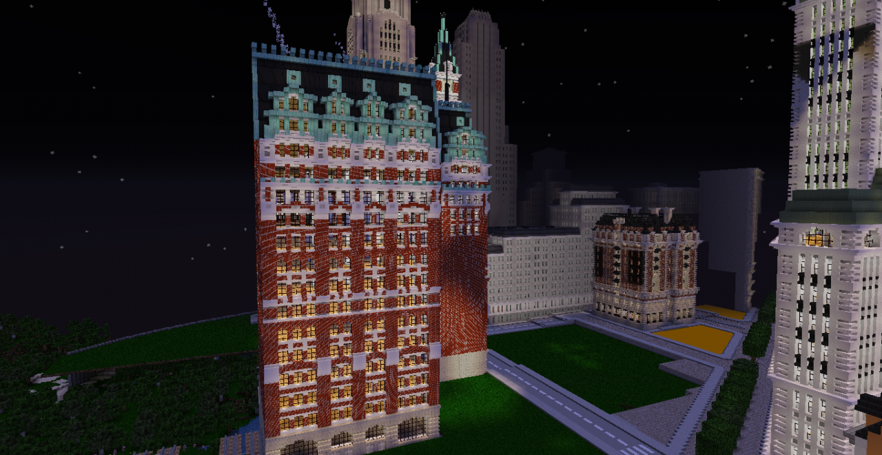 The Tribune Building - New York - 1875-1966 Minecraft Map