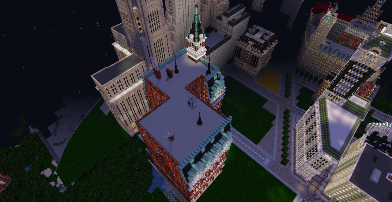 The Tribune Building - New York - 1875-1966 Minecraft Map
