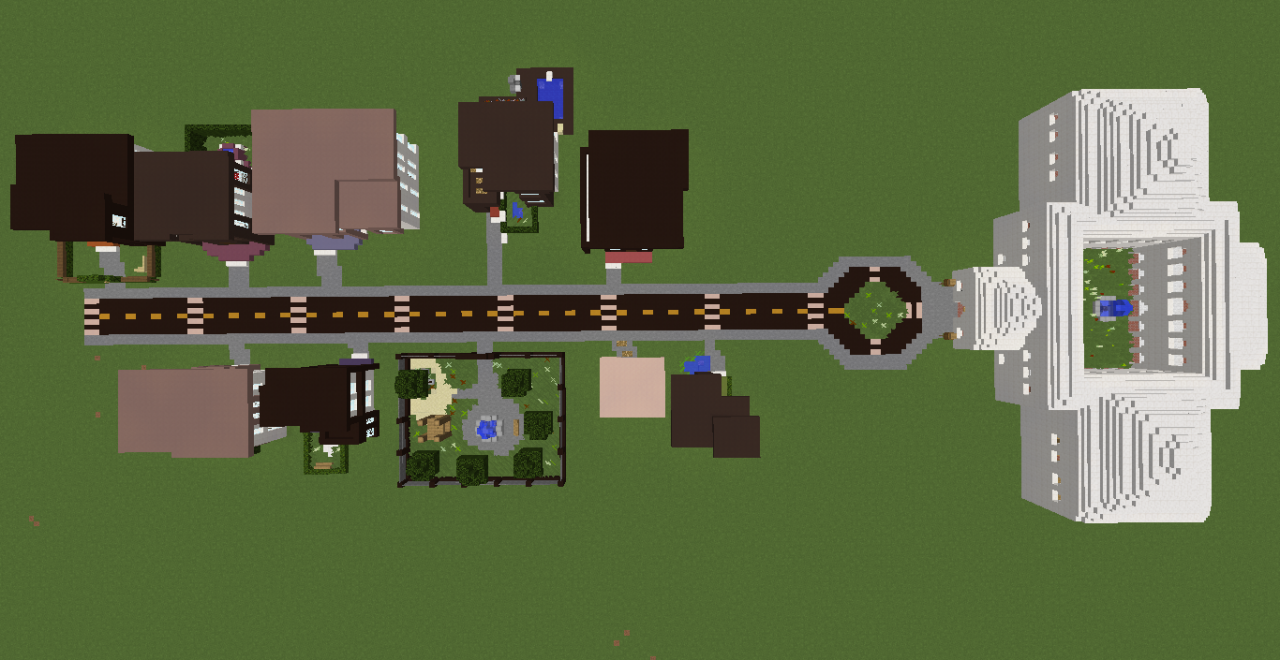 Modern Neighborhood Minecraft Map