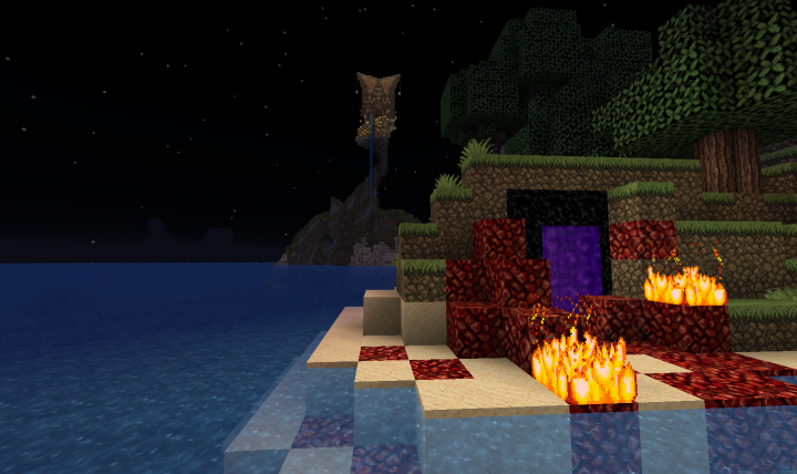 Medieval Elytra Survival Base Minecraft Map