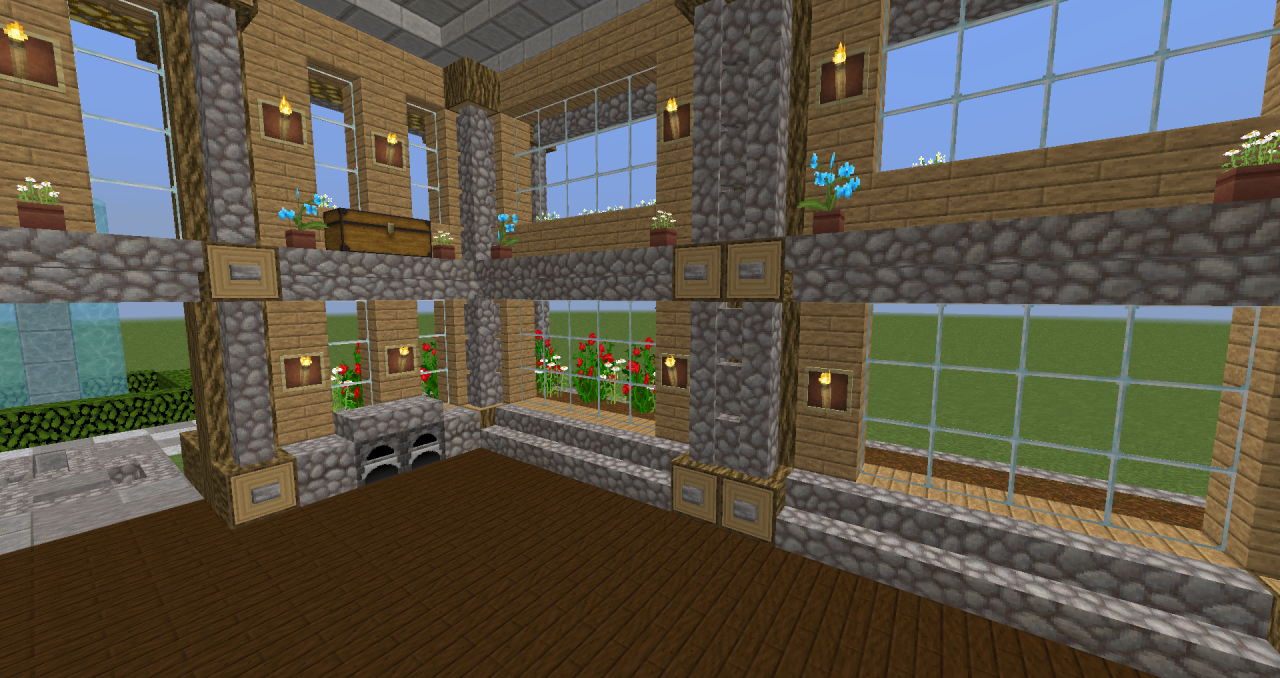 16X16-Modern Home Build # 3 Minecraft Map