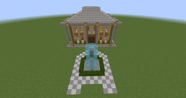 16X16-Modern Home Build # 3 Minecraft Map