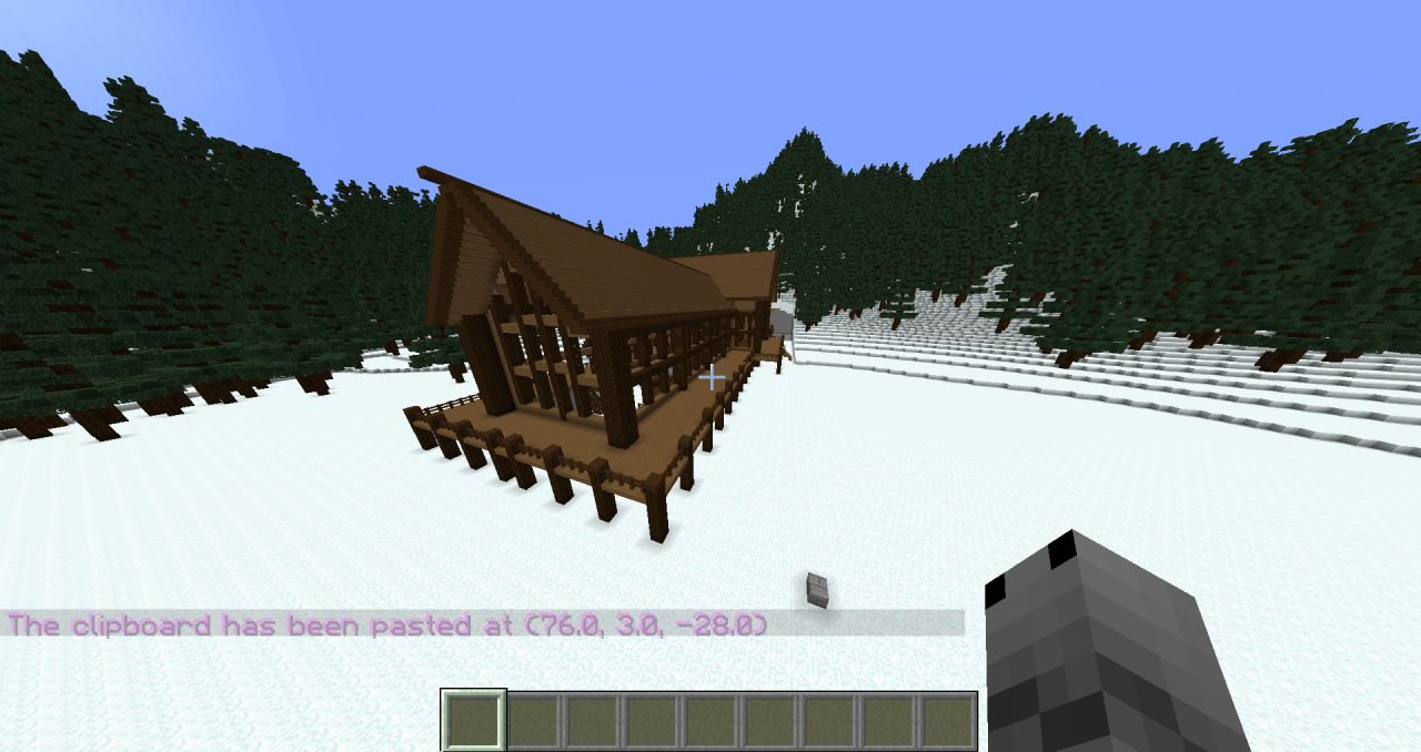 Luxurious Cabin ( Ski Resort is going to be made now!) Minecraft Map