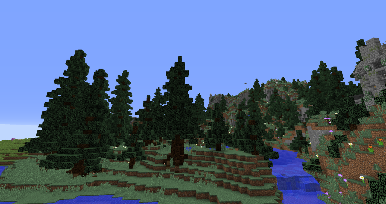 custom spruceforrest Minecraft Map