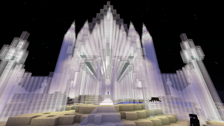 Glass Temple Minecraft Map