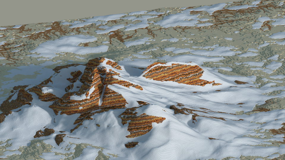 Rocky Monument [1.5k] Minecraft Map