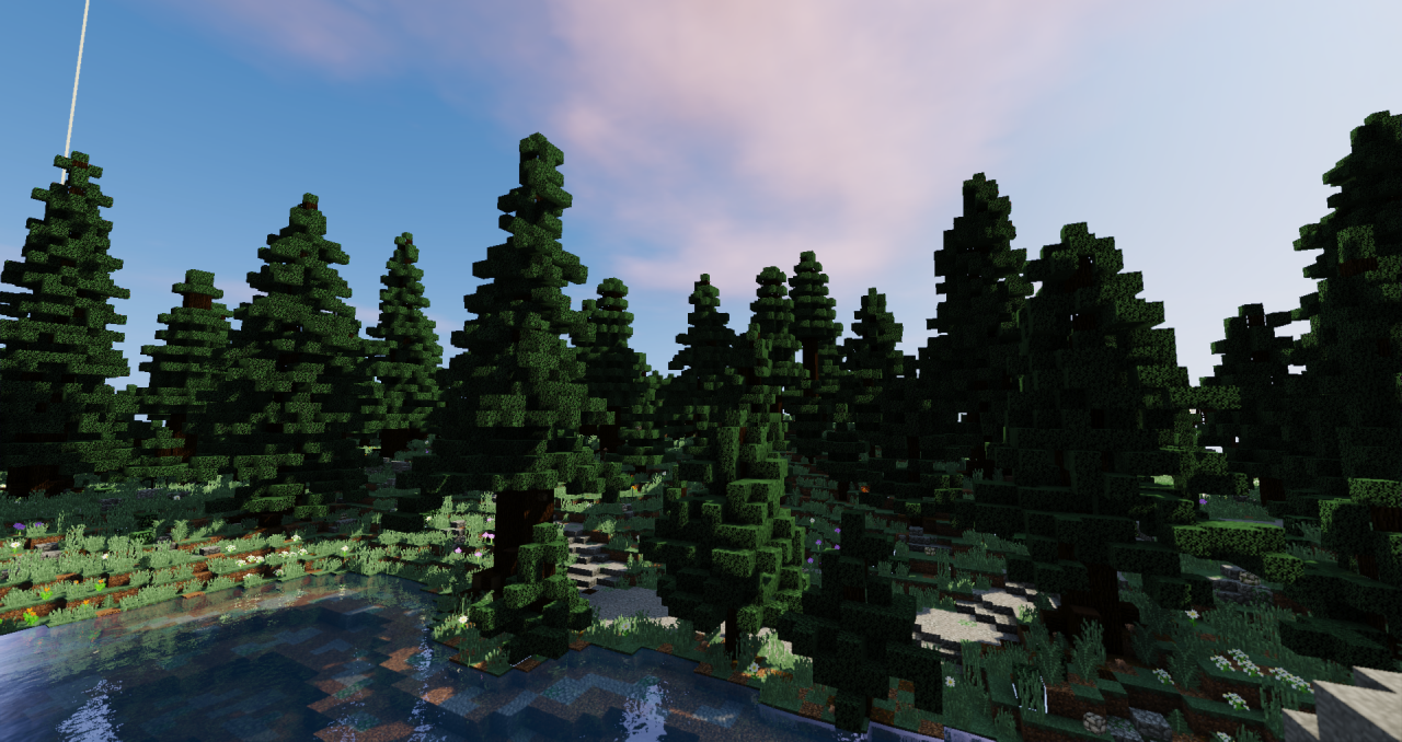 custom spruceforrest Minecraft Map