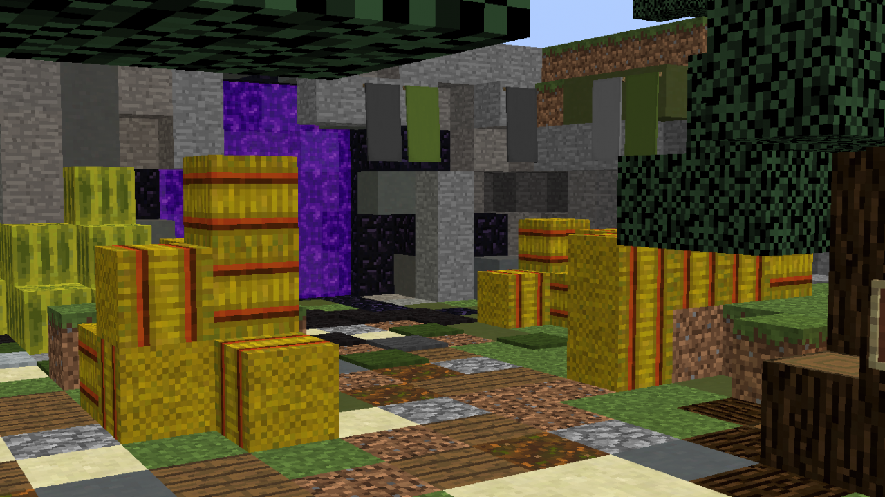 2 Portals 25x25 Lobby Minecraft Map