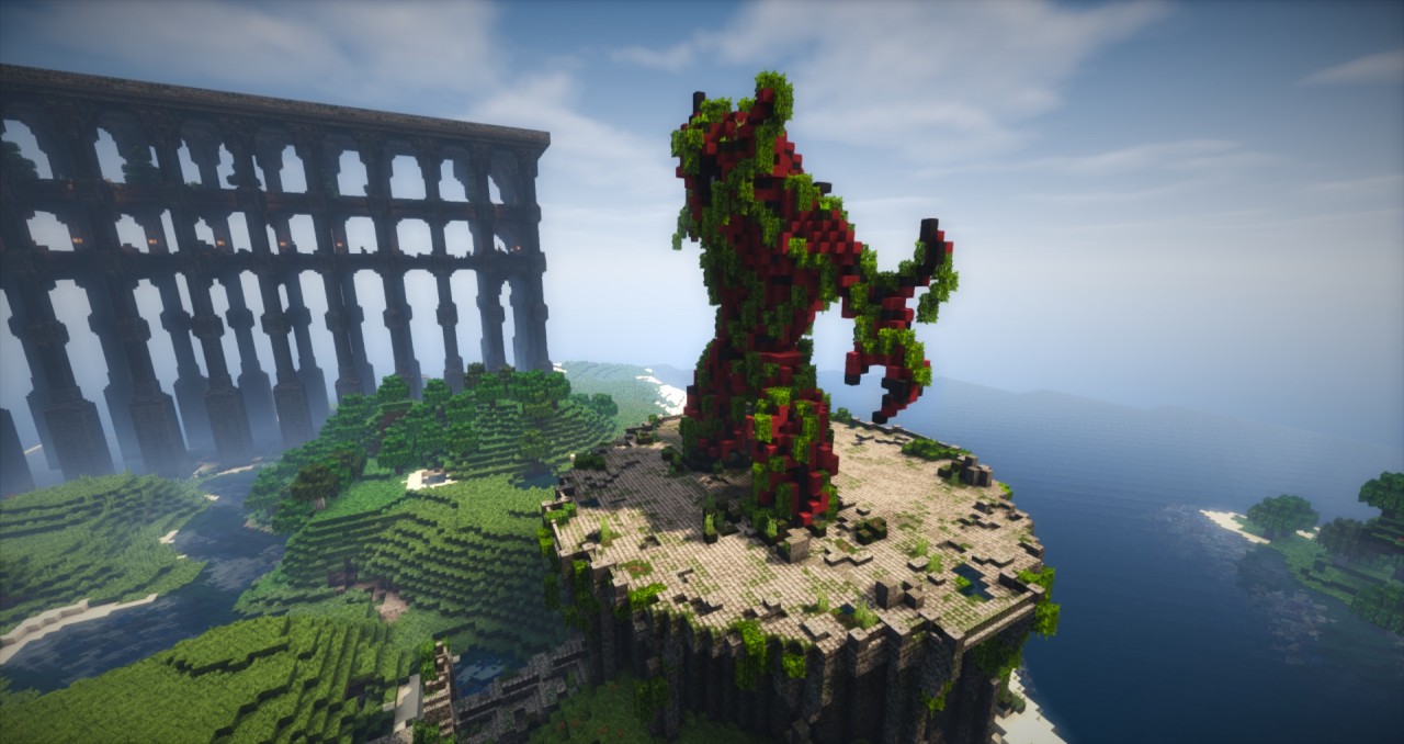 my Character statue SKIN Minecraft Map