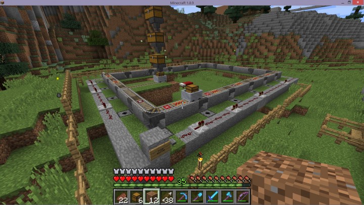 Great starter base fully loaded with everything you need Minecraft Map