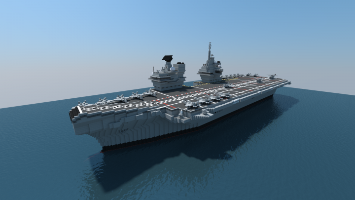 HMS Queen Elizabeth RO8 Minecraft Map