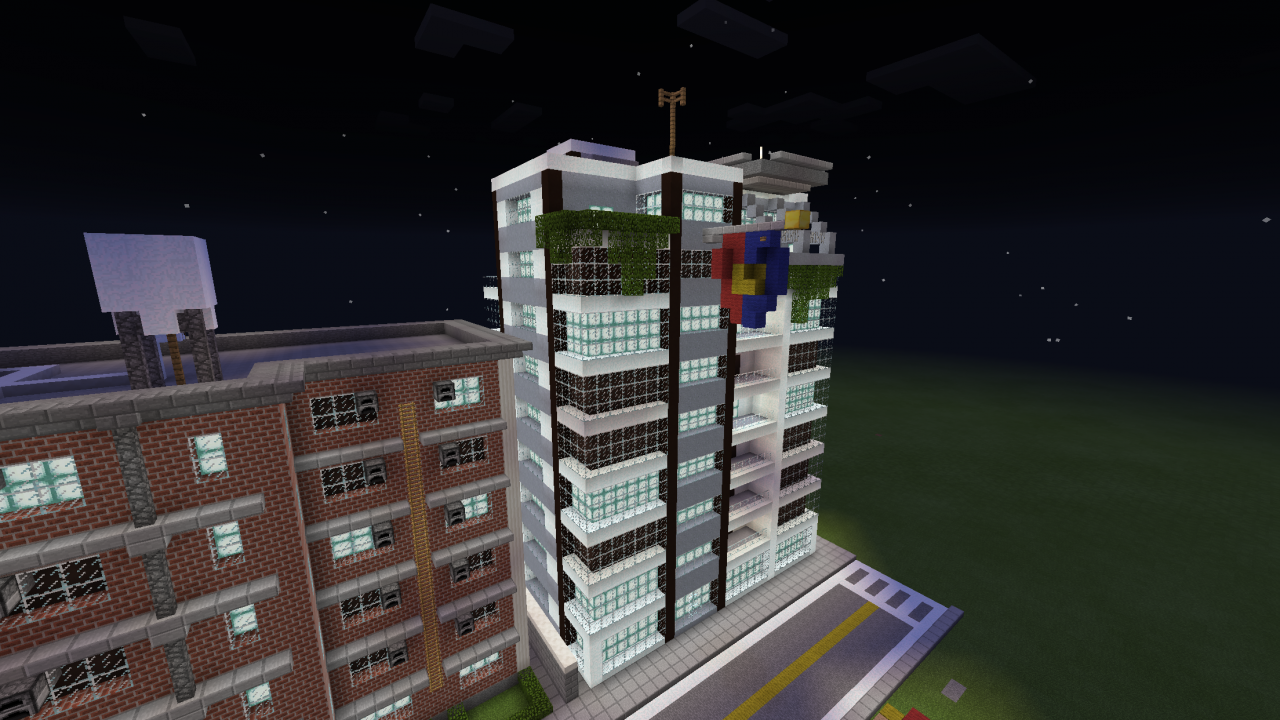 Modern apartment block (Pocket Edition) Minecraft Map