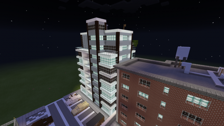 Modern apartment block (Pocket Edition) Minecraft Map