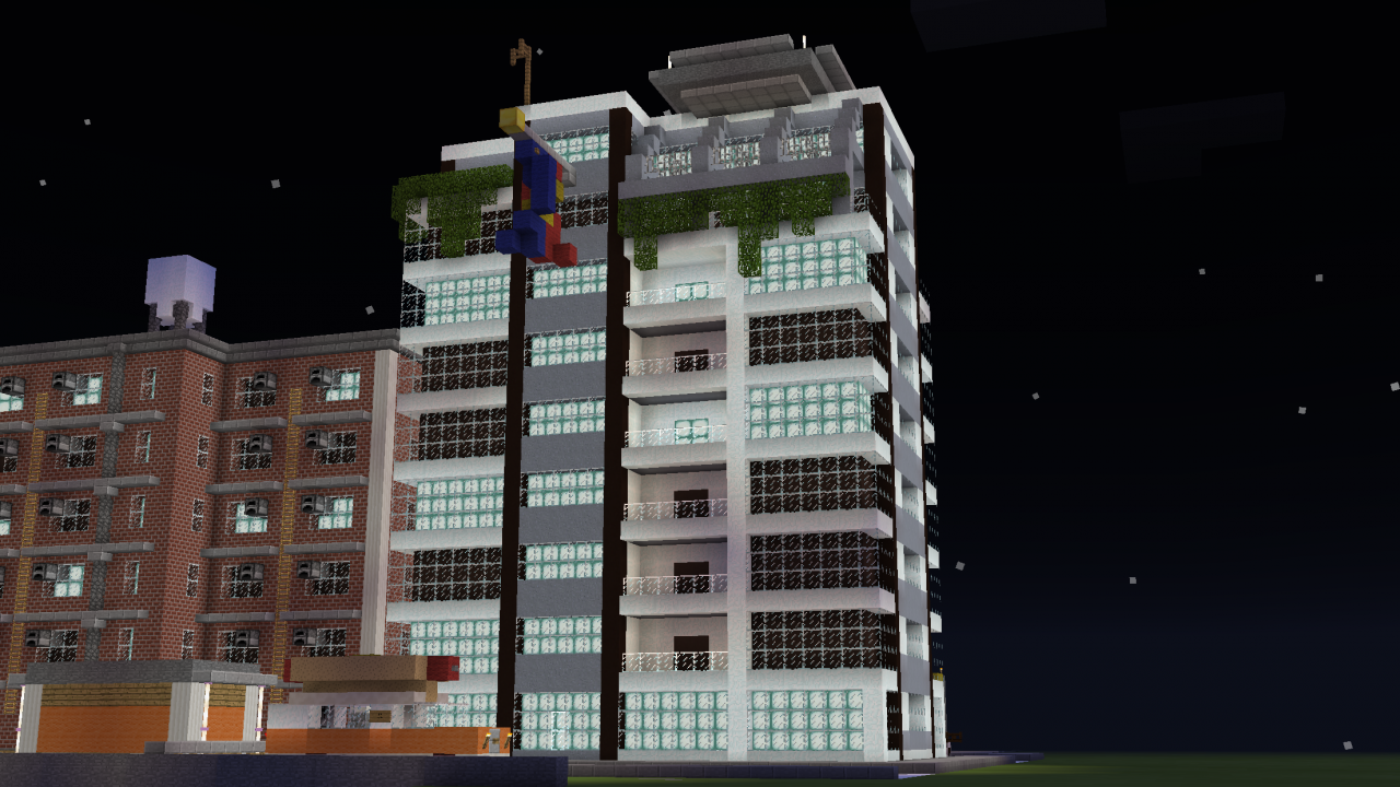 Modern apartment block (Pocket Edition) Minecraft Map