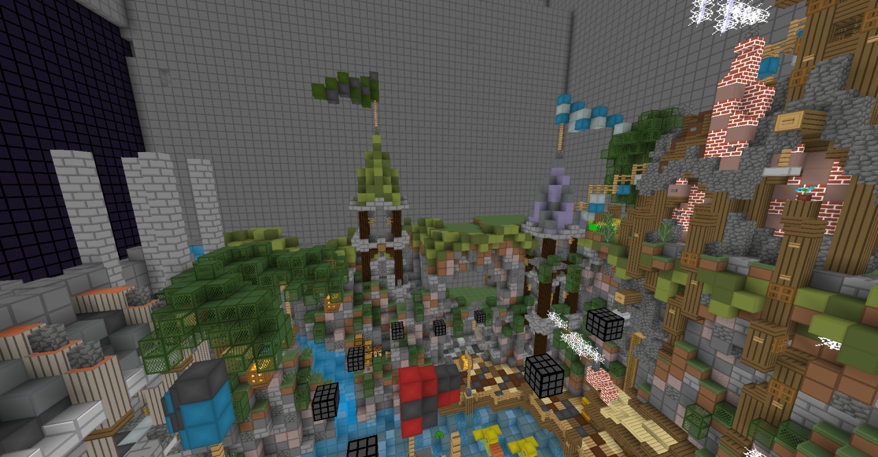 Nature themed Base interior Minecraft Map