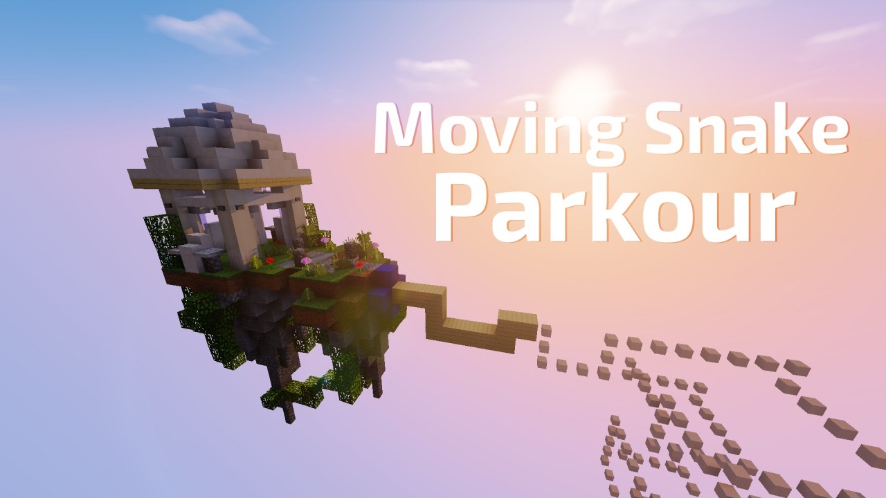 Moving Snake Parkour Minecraft Map
