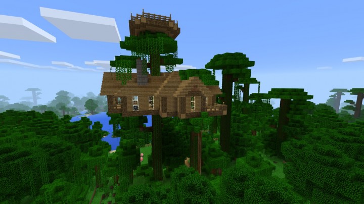 tree house Minecraft Map
