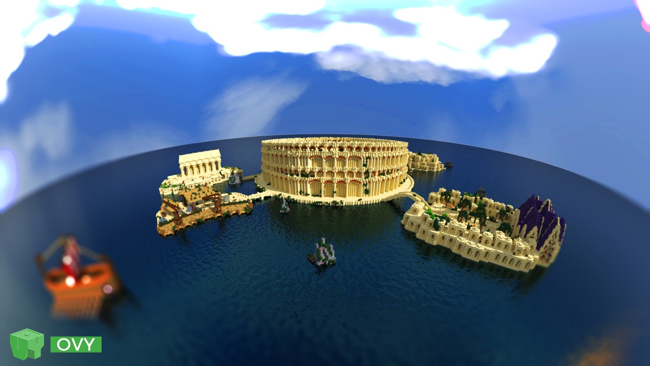 [Minecraft Timelaps] Santorin | By Ovy Minecraft Map