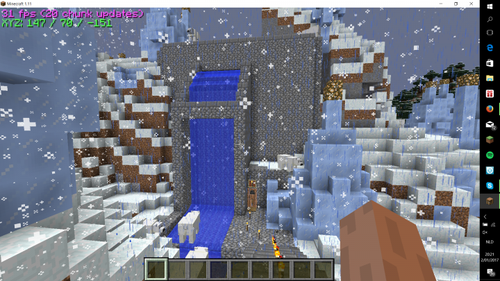 ice house Minecraft Map
