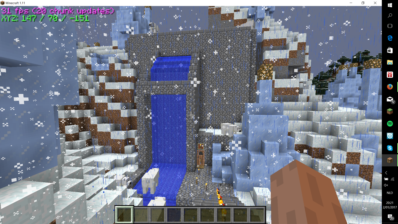 ice house Minecraft Map