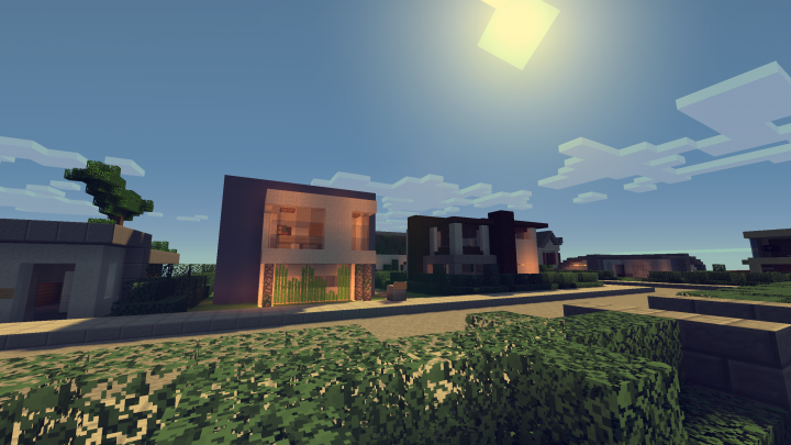 Modern Suburb Minecraft Map