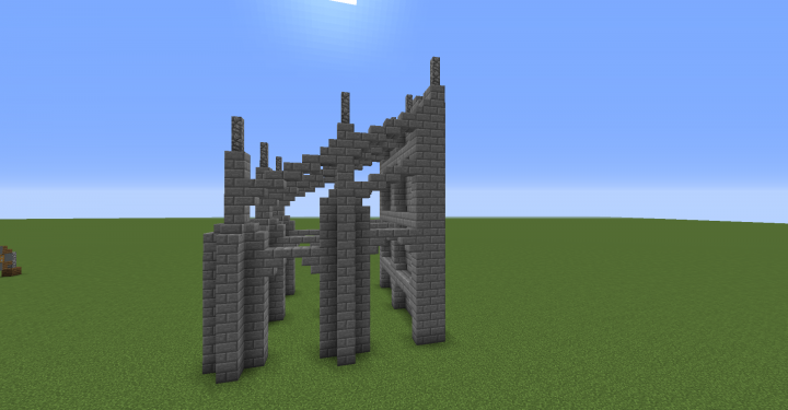 Flying Buttress Design (with picture tutorial) Minecraft Map