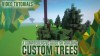 Guide on building good looking CUSTOM TREES 🌲🌳🌴 Minecraft Map