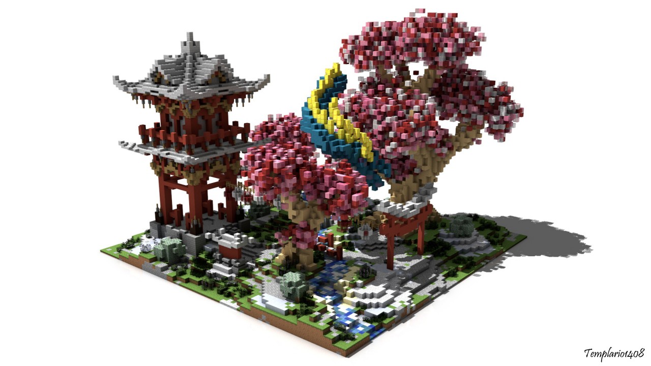 Asian Plot Spawn Minecraft Map