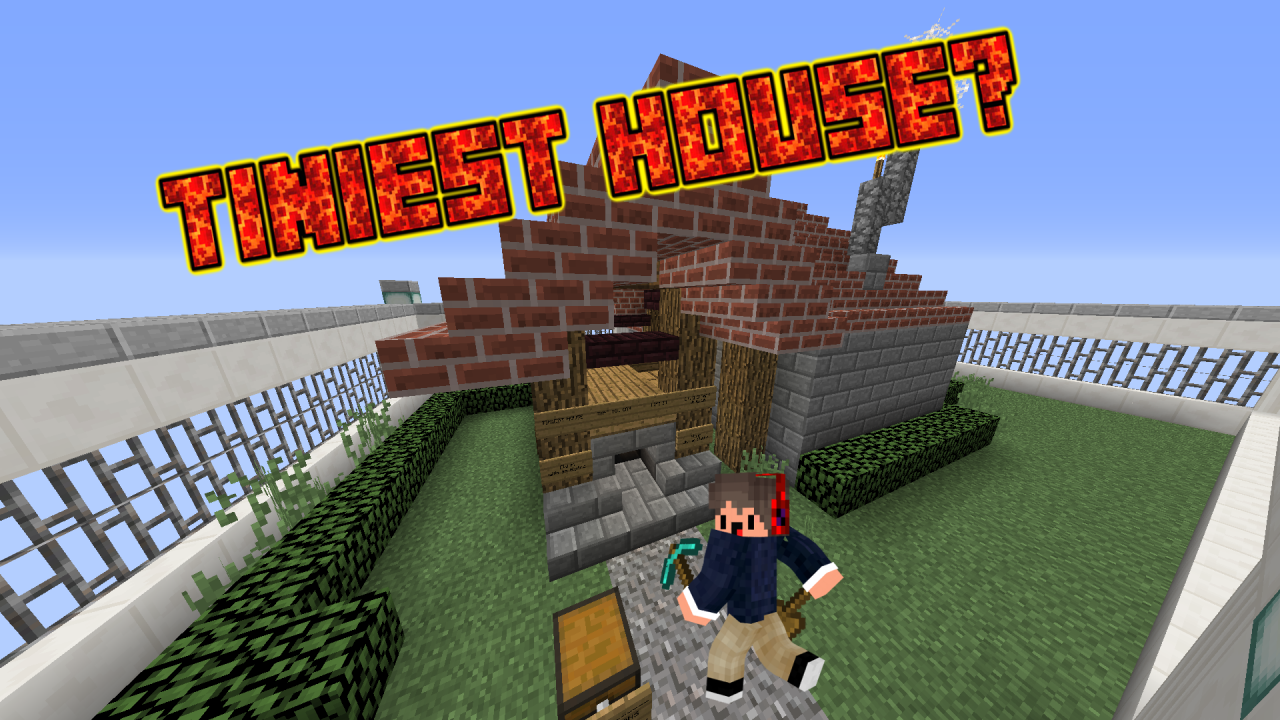 The 1 Block floor House Minecraft Map