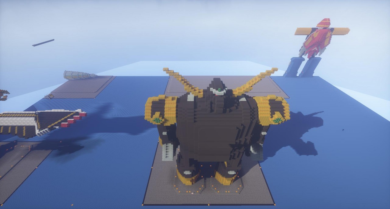 Torozord from Power Rangers Lost Galaxy Minecraft Map