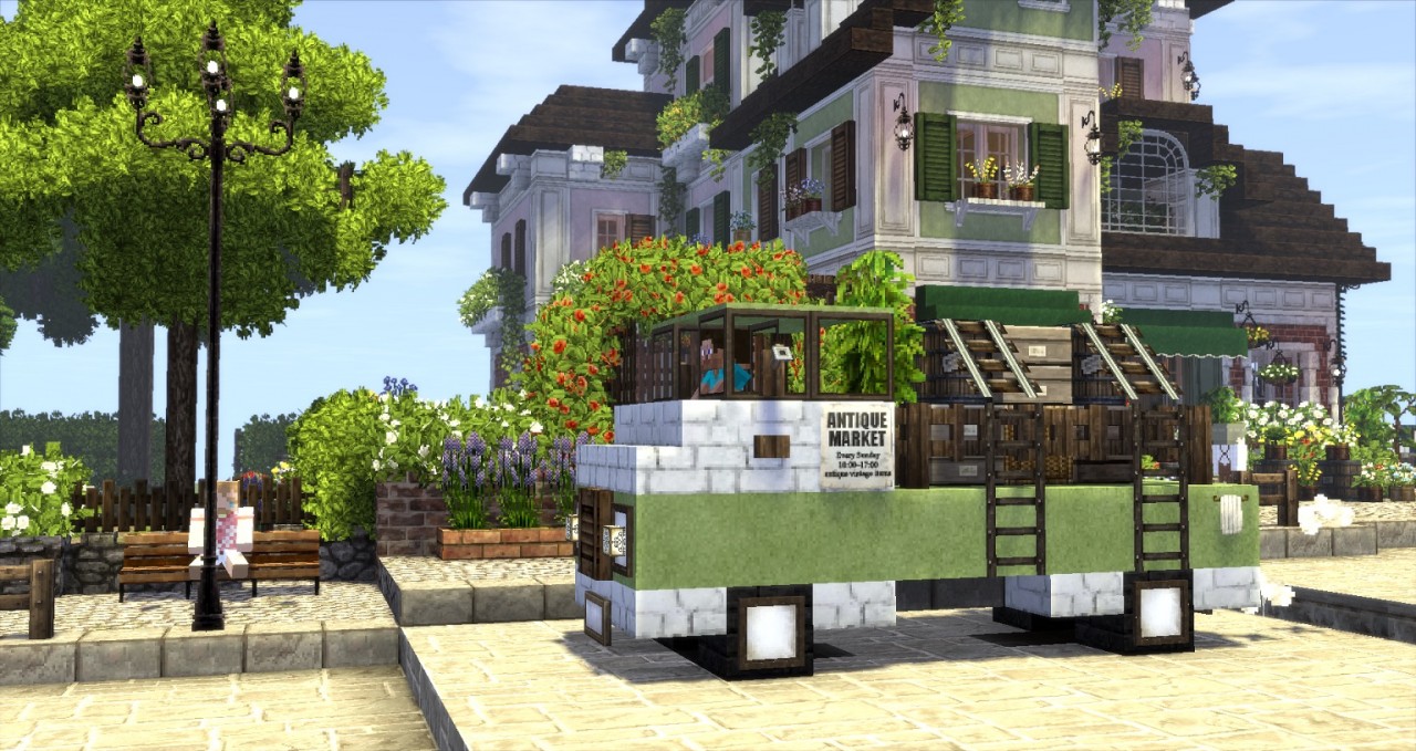 A flower shop Minecraft Map
