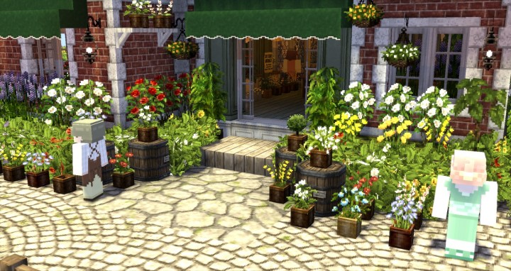 A flower shop Minecraft Map