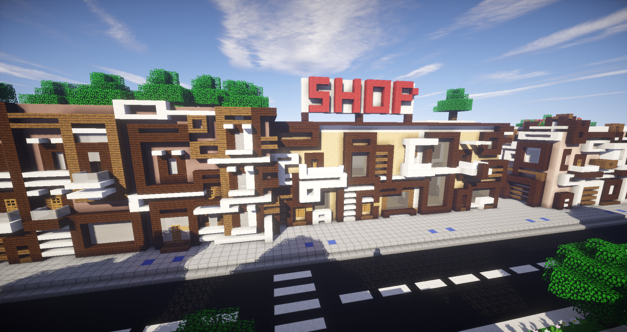 Modern/Futuristic city Minecraft Map