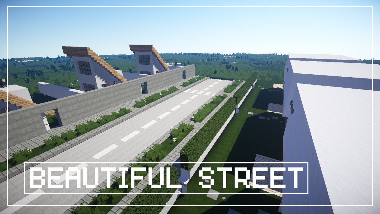 Beautiful street by Biof429 Minecraft Map
