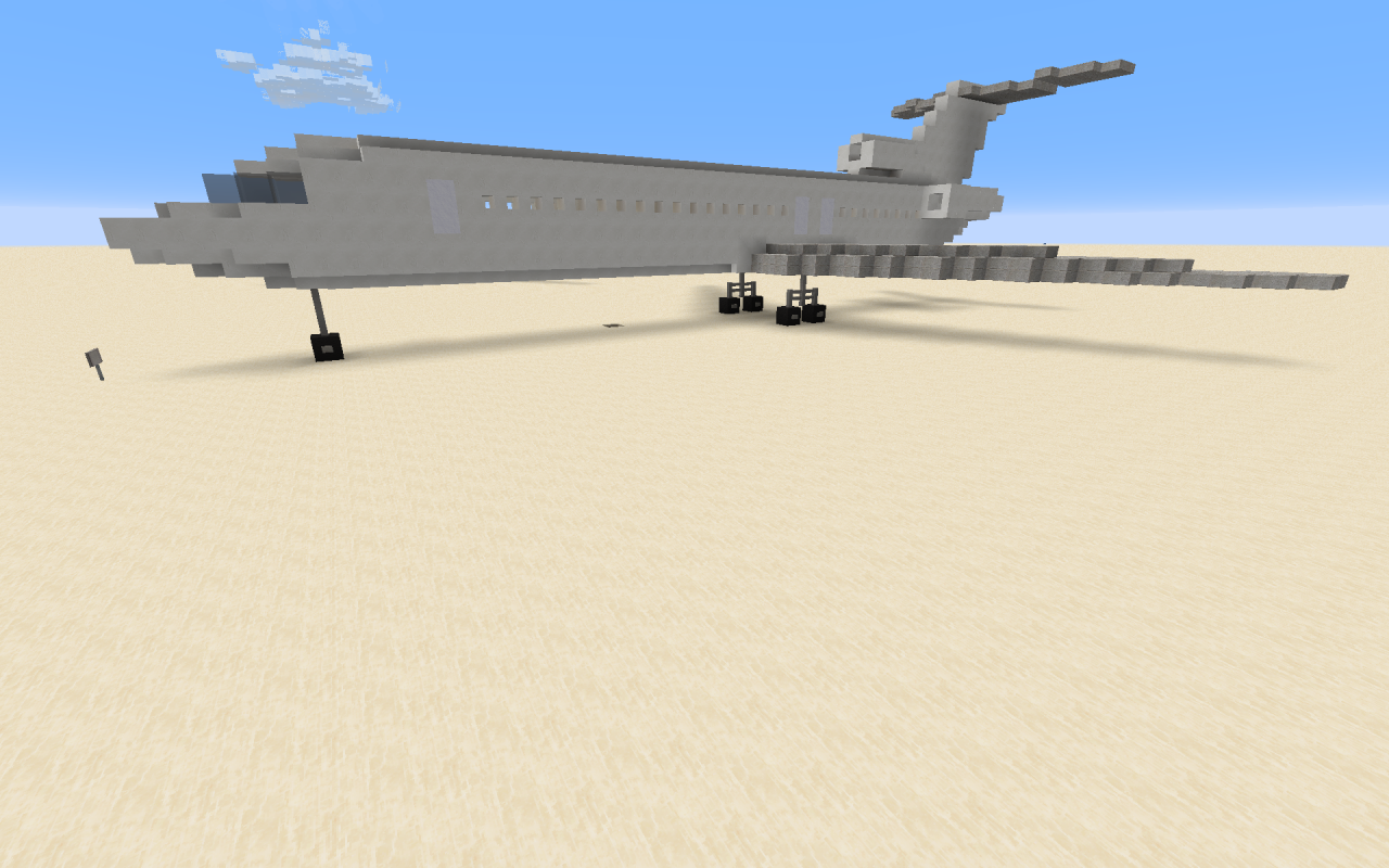 Boeing 727-200 Advanced Ansett Minecraft Map