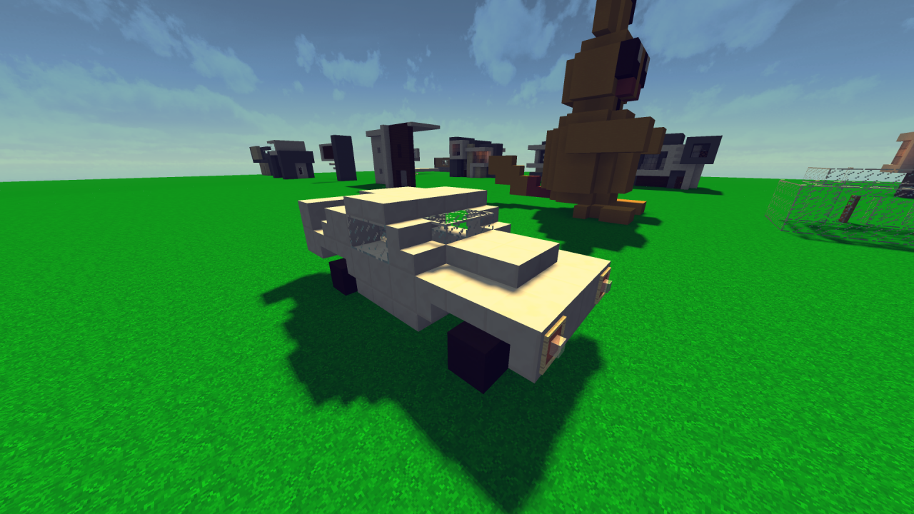 [Official From YouTube] Minecraft Mustang Racecar Minecraft Map