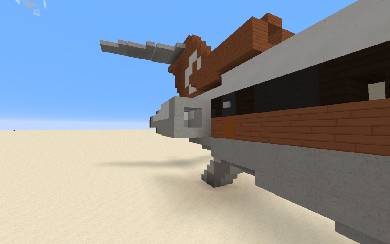 Boeing 727-200 Advanced Ansett Minecraft Map