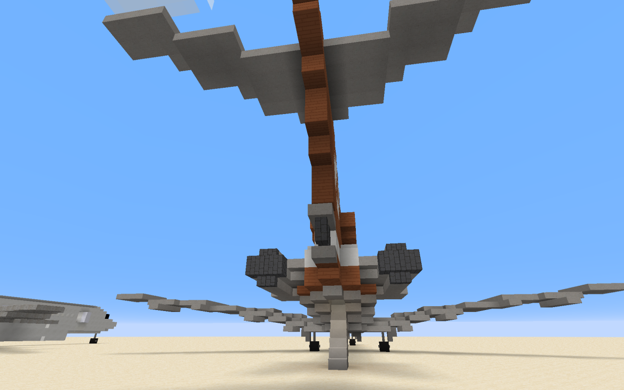 Boeing 727-200 Advanced Ansett Minecraft Map