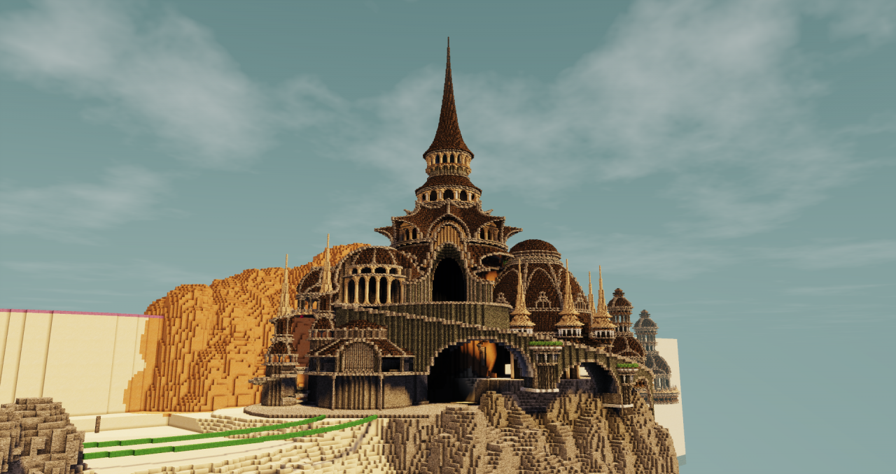 Fantasy temple Minecraft Map