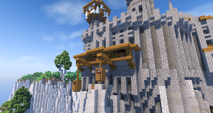 Mountain Castle Minecraft Map