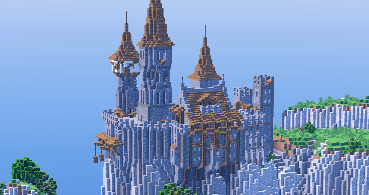 Mountain Castle Minecraft Map