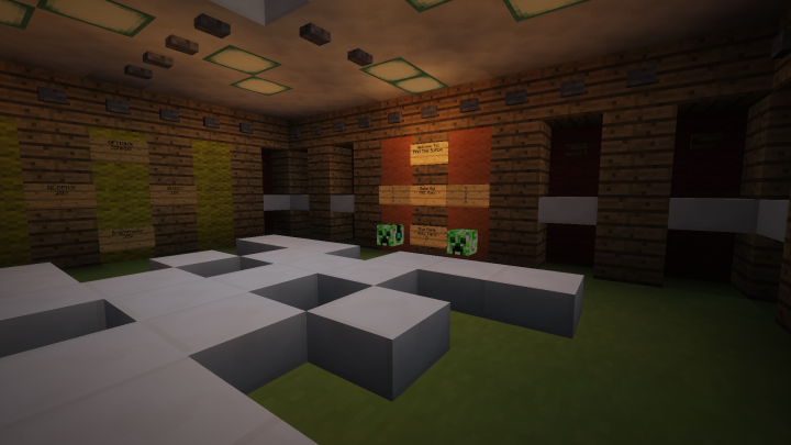 FIND THE BUTTON ! Minecraft Map