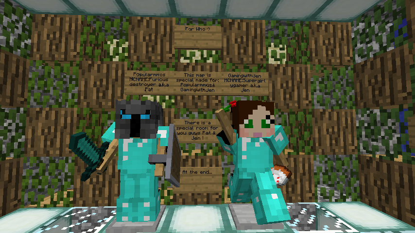 Pat & Jen's Adventure !!! Minecraft Map