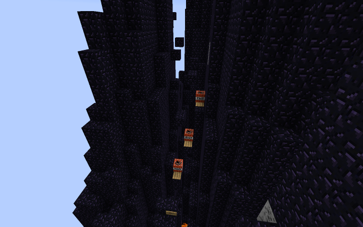 Parkour Nether Mountain With Redstone/Command Blocks Minecraft Map