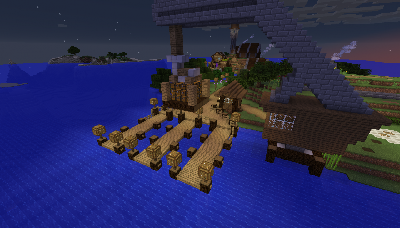 Starting survival world Minecraft Map