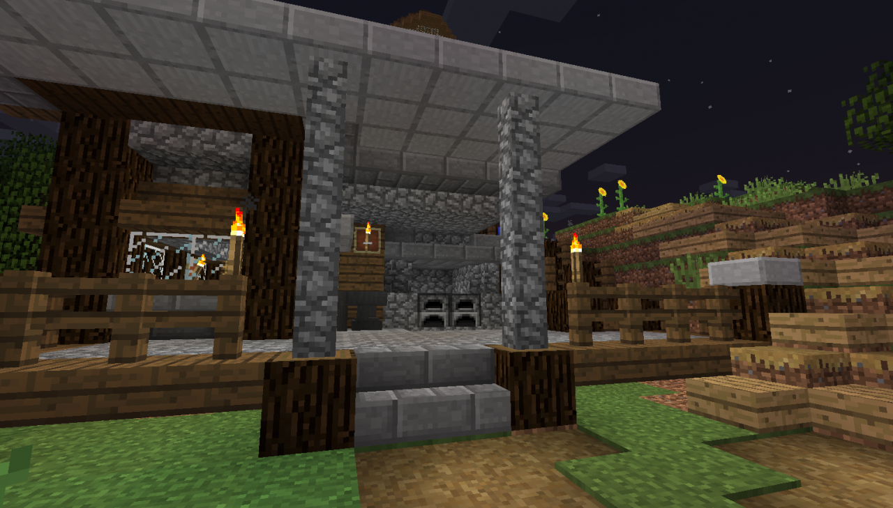 Starting survival world Minecraft Map