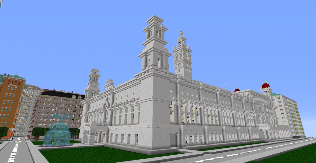 Madison Square Garden II - New York - 1890-1926 Minecraft Map