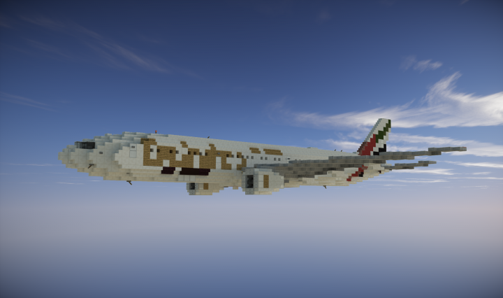 BOEING 777-300ER In 1:1 Scale [Full Interior] Minecraft Map