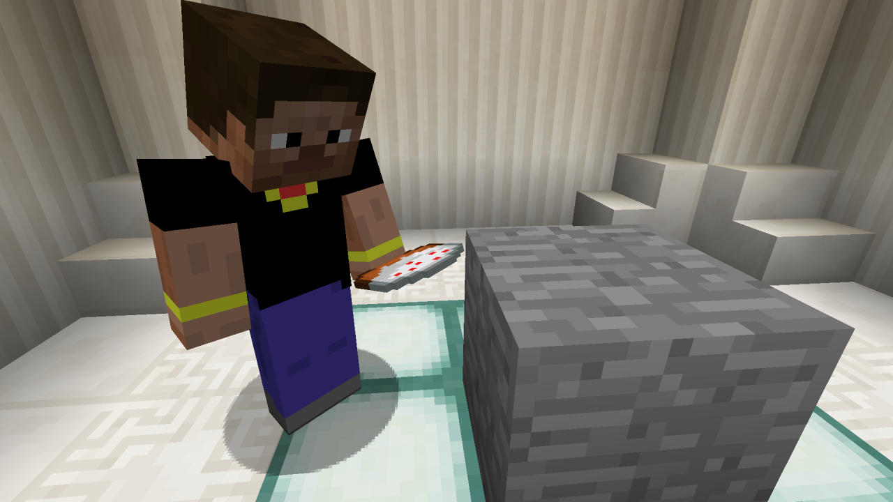 Life of a stone block. Minecraft Map